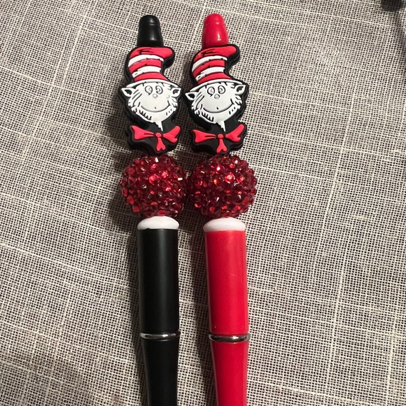 Accessories | Cat In The Hat Kids Pens Red And Black | Poshmark